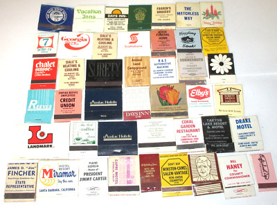 Vintage Full and Empty Matchbooks (b17) | eBay
