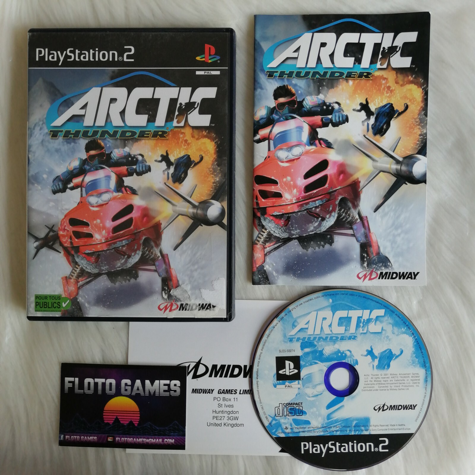 Arctic thunder PlayStation 2 PAL - Prix - Photo - Présentation
