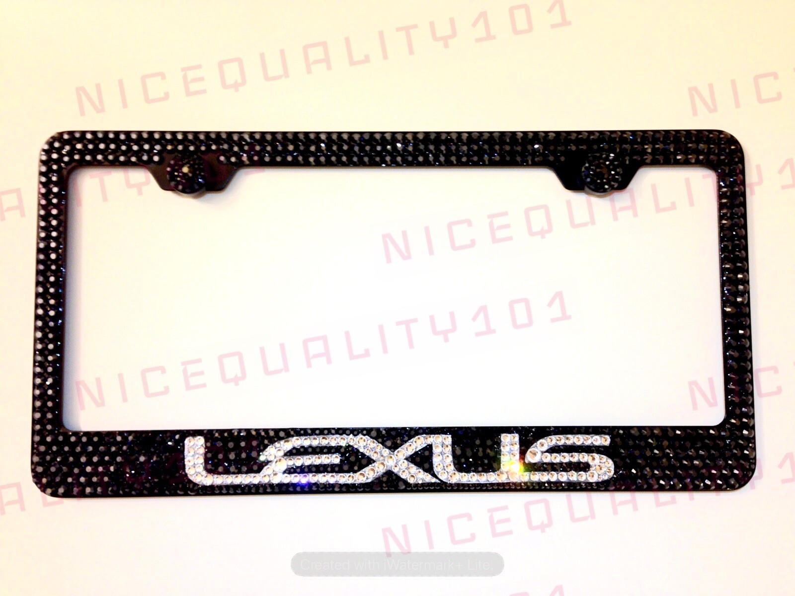Lexus F Sport License Plate Frame Holder Made with Swarovski Crystals ...