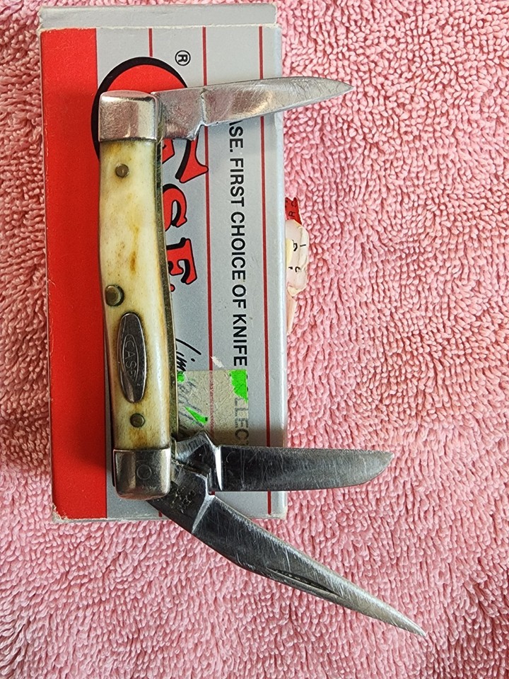 Case XX Stag Handle 53033 SSP Pattern Mini Stockman - Beautiful ...