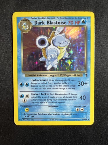 Dark Blastoise 4/110 Legendary Collection Holo MP Pokemon Card | eBay