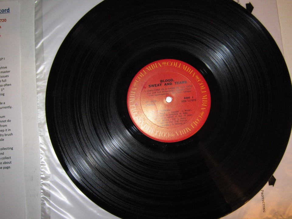 Blood, Sweat & Tears S/T Analog 4th '80 USA MINT ARCHIVE MASTER ...