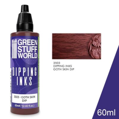 Dipping ink 60 ml - GOTH SKIN DIP - Contrast instant speed paint glaze ...