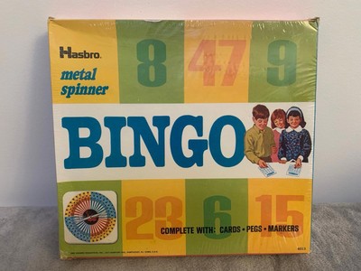 Hasbro Metal Spinner Bingo Vintage New 1969 | eBay