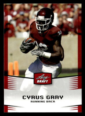 Cyrus Gray 2012 Leaf Draft Card #10 Texas A&M | eBay