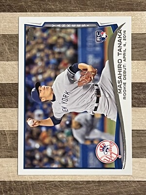 2014 Topps Update Baseball Masahiro Tanaka Rookie Card #US-25 | eBay