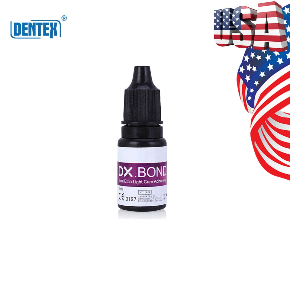 5x Dxbond V Dental Light Cure Dentin Enamel Resin Bonding Adhesive 5ml Dentex Ebay