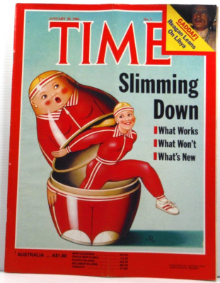Time Magazine January 20 1986 No 3 Australia Slimming Down What Works ...