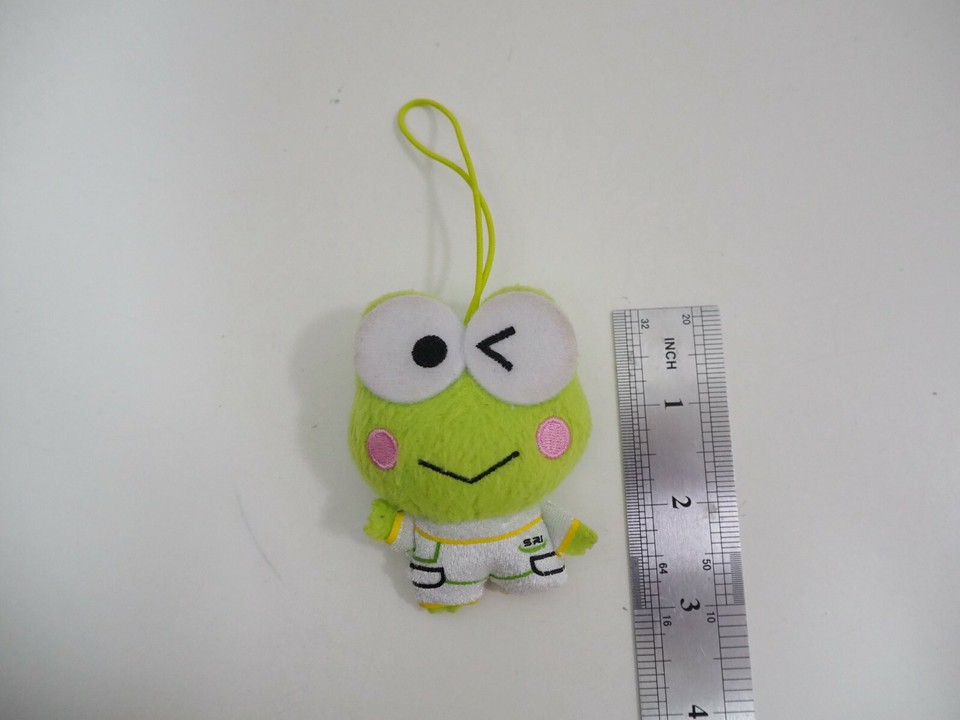 Kero Keroppi Suit Sanrio Strap Mascot NO TUSHTAG 3" Plush Toy Doll ...