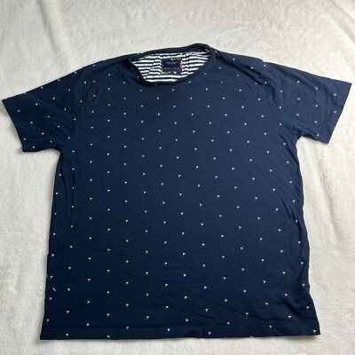 Cactus Man Ricky Singh Shirt Size XXL Uni Navy Palm Tree Print Short ...