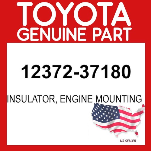 TOYOTA GENUINE OEM 12372-37180 INSULATOR, ENGINE MOUNTING 1237237180 | eBay