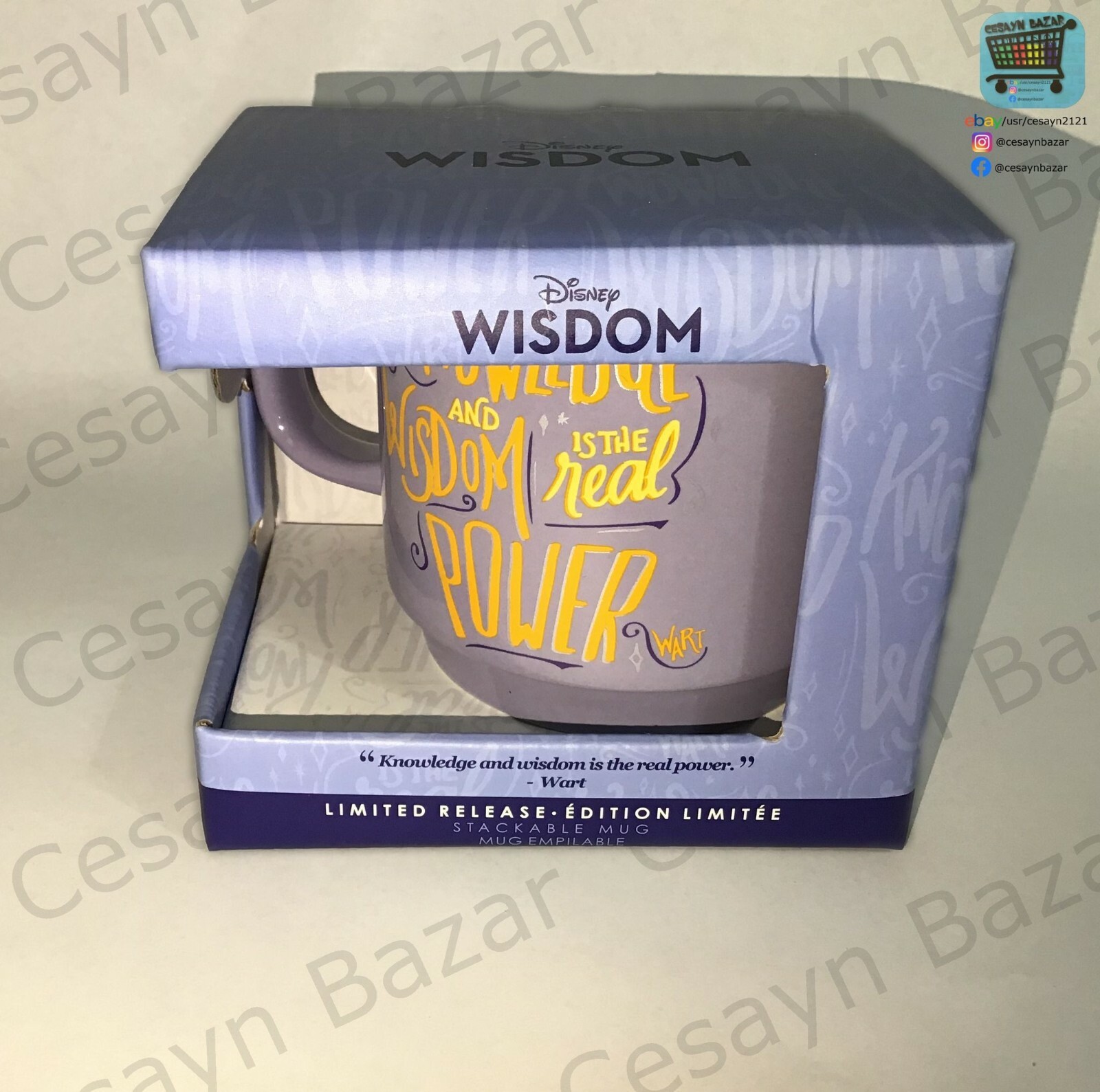 Disney Wisdom Collection Ceramic Merlin Wart 9/12 Limited Released NIB ...