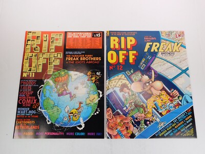 RIP OFF COMIX #11 & 12 - High Grade - 1st Print Underground Comic | eBay