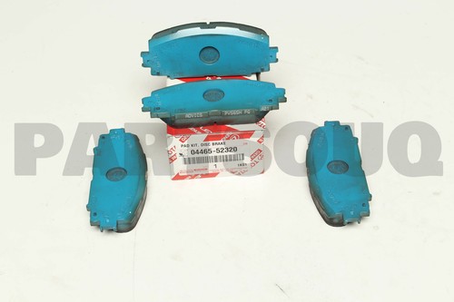 0446552320 Genuine Toyota PAD KIT, DISC BRAKE, FRONT 04465-52320 | eBay