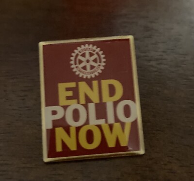 Rotary International Pin END POLIO NOW | eBay