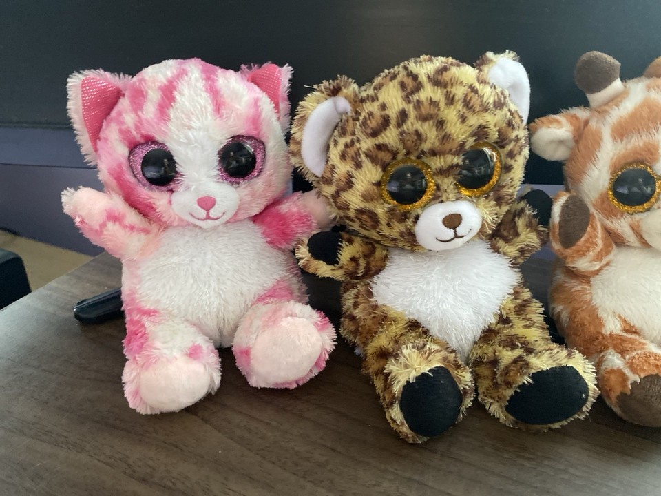 Keel Toys Animotsu Set ..Cat ..leopard …Giraffe | eBay UK