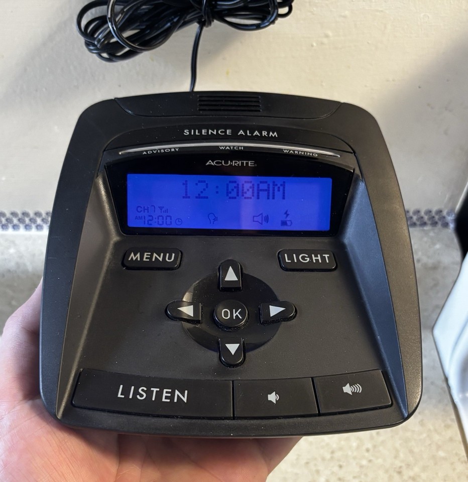 Acurite Weather Alert Radio Desktop Model #08500 | eBay