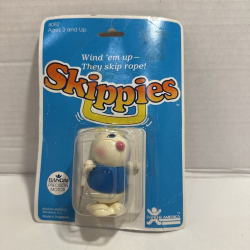 Skippies Bunny Rabbit Jumping Rope Wind em Up Toy on Card - Bandai ...