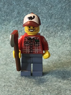 LEGO Lumberjack with Axe Minifigure 8805 Series 5 Minifig | eBay