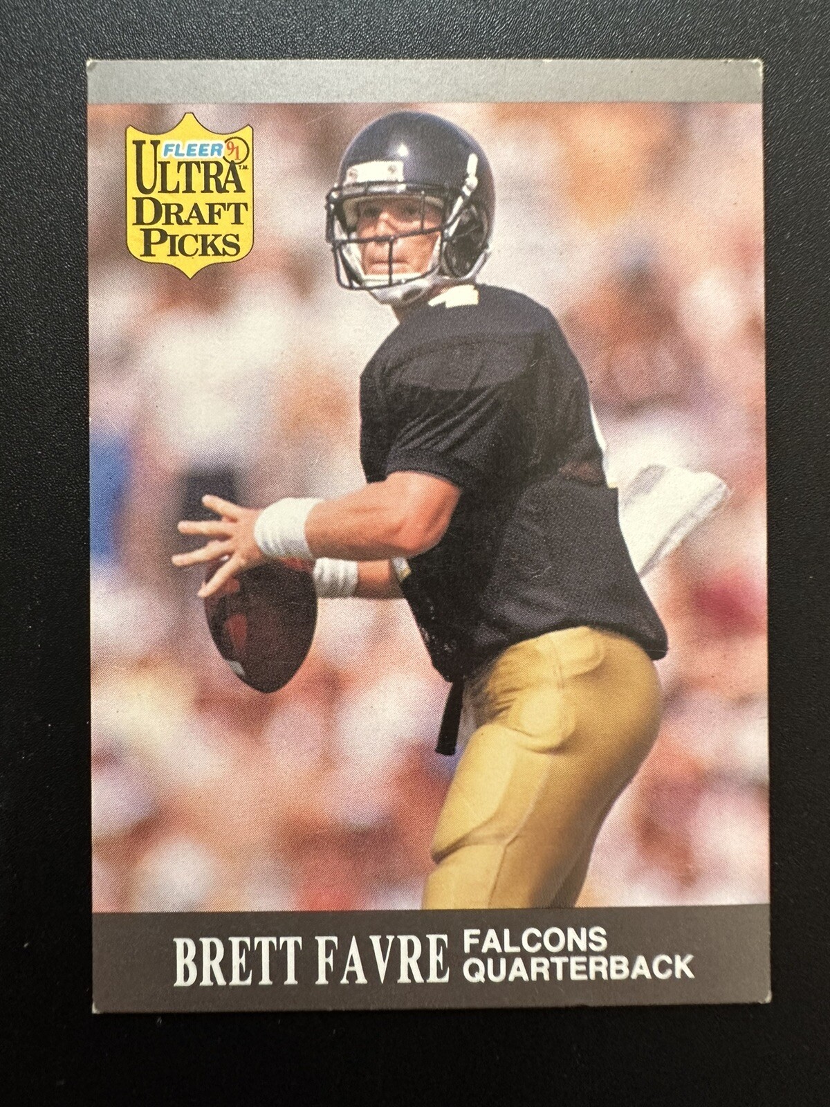 Brett Favre Fleer 1991 Ultra Draft Pick Rookie NFL RC HOF card #283 | eBay