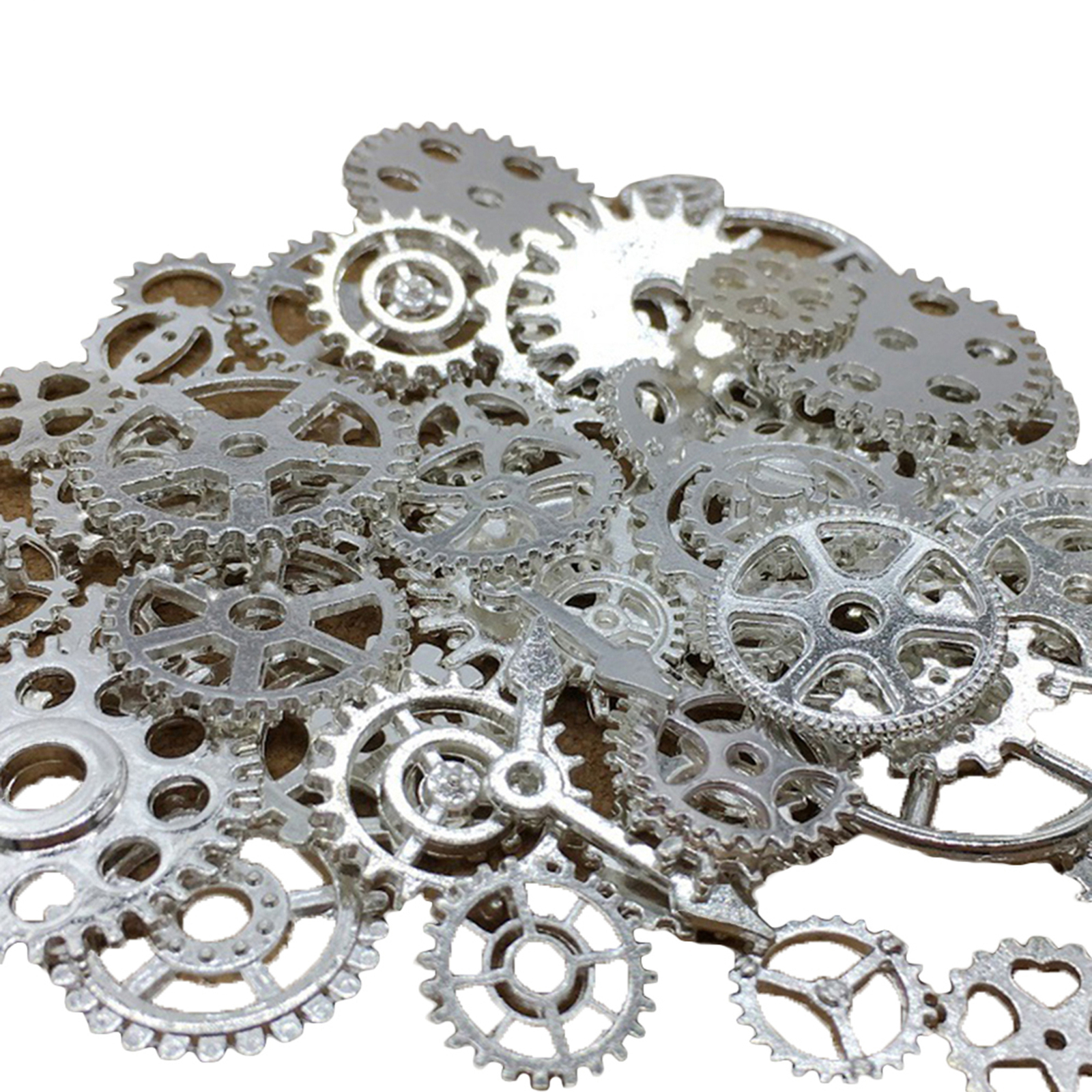 100g Vintage Cogs Jewelry Making DIY Alloy Steampunk Gear Pendant ...