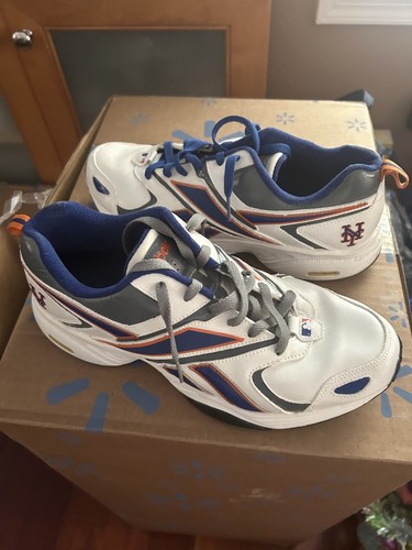 Rare New York Mets Reebok MLB Clubhouse Exclusive Sneakers Wh/Blue/Oran ...