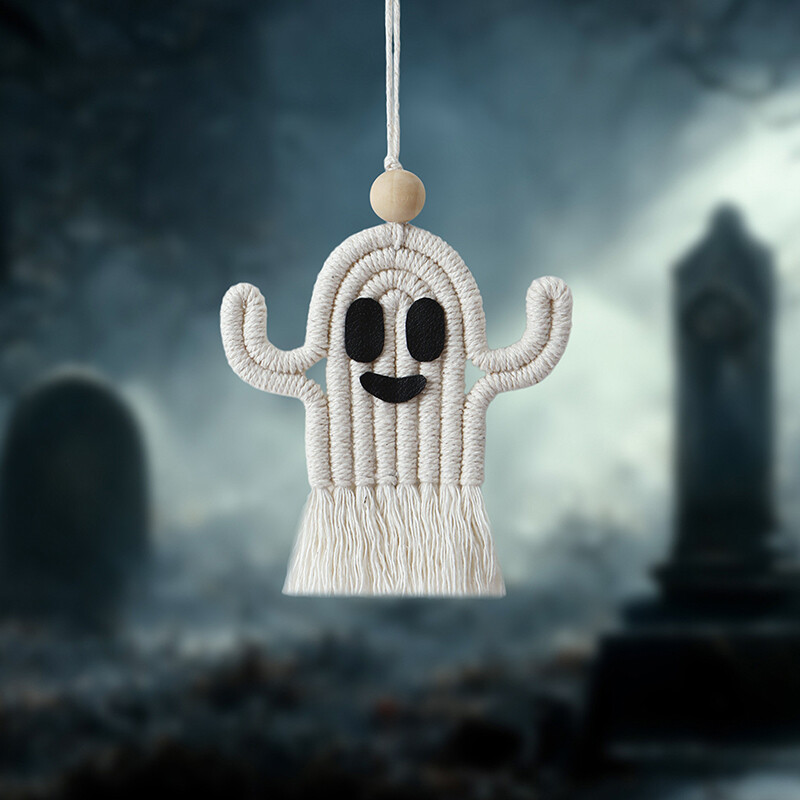 Tassel Personality Horror Ghost Key Chain Bag Pendant Halloween Car ...