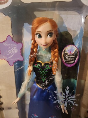 Disney Store Princess Exclusive Frozen Anna Singing Doll 17" | eBay