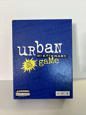 Urban Dictionary The Party Board Game of Slang Ages 18 3-8 Players ...