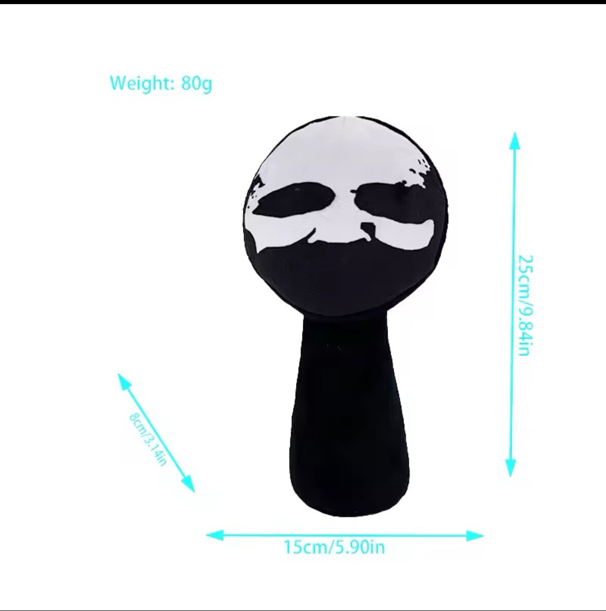 Sprunki Plush Toys Sprunki Incredibox Phase 2 Black | eBay