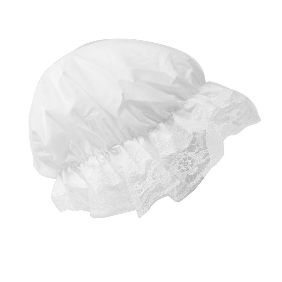 Charlie Crow Mob Cap / Mop Hat White Cotton Kids Fancy Dress One Size ...
