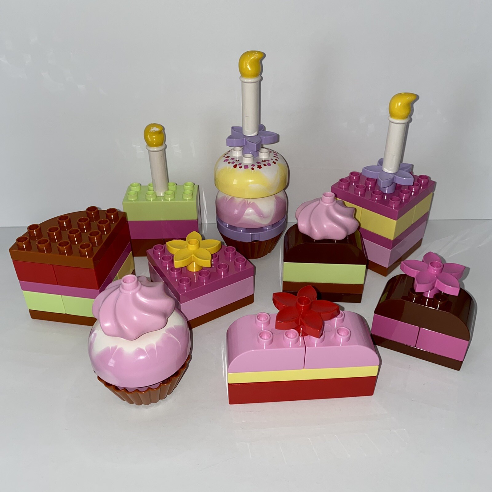 Lego Duplo 6785 Creative Cakes Building Set Candles All Pieces No Box ...