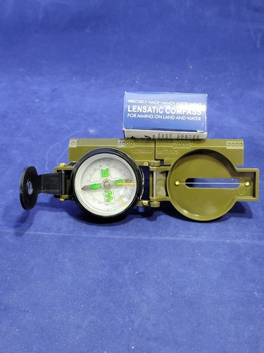 Lensatic Compass for Camping, Hiking, Survival, And Marching | eBay