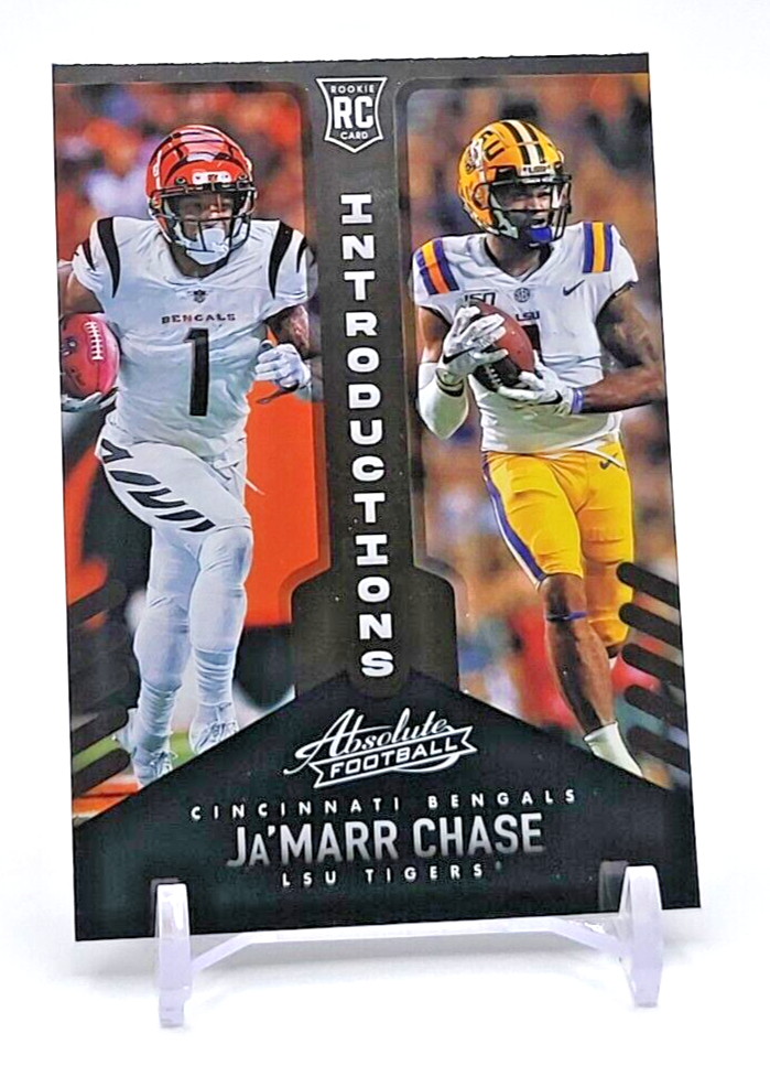 Ja'Marr Chase ROOKIE CARD "Introductions" 2021 Panini Absolute #INT-5 ...