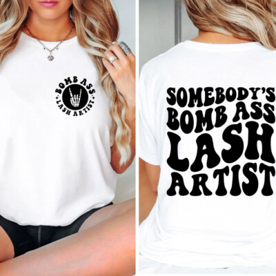 Lash Artist Shirt Gift For Lash Technician Esthetician Gift, Eyelashes ...