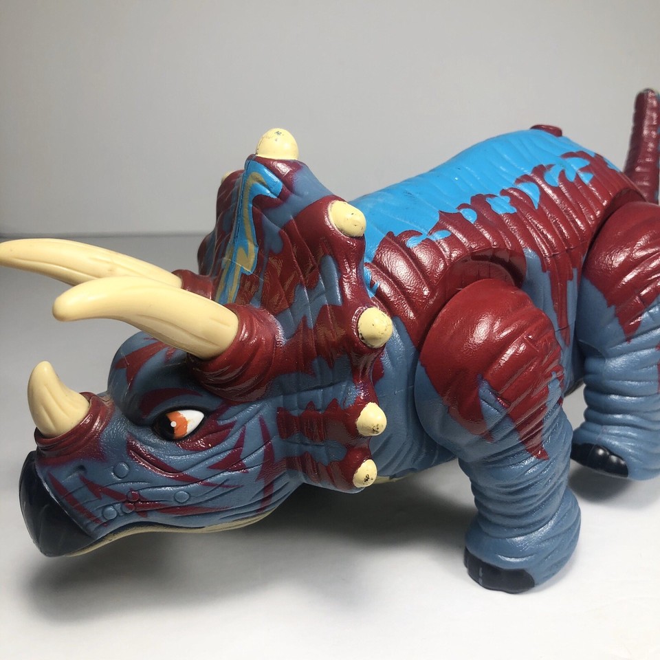 2006 MATTEL IMAGINEXT Walk and Roar Trample the Triceratops Dinosaur ...