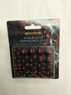 Warhammer Soulblight Gravelords Dice Brand New Sealed AOS Vampire ...