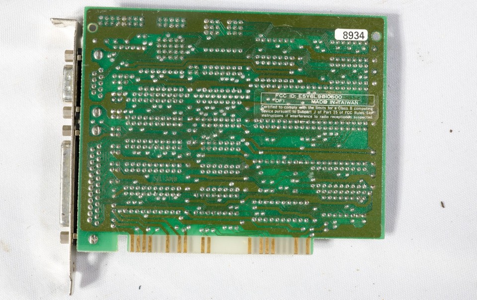 Vintage Generic DIO-500 Serial Parallel Game Port adapter 8 bit ISA ...