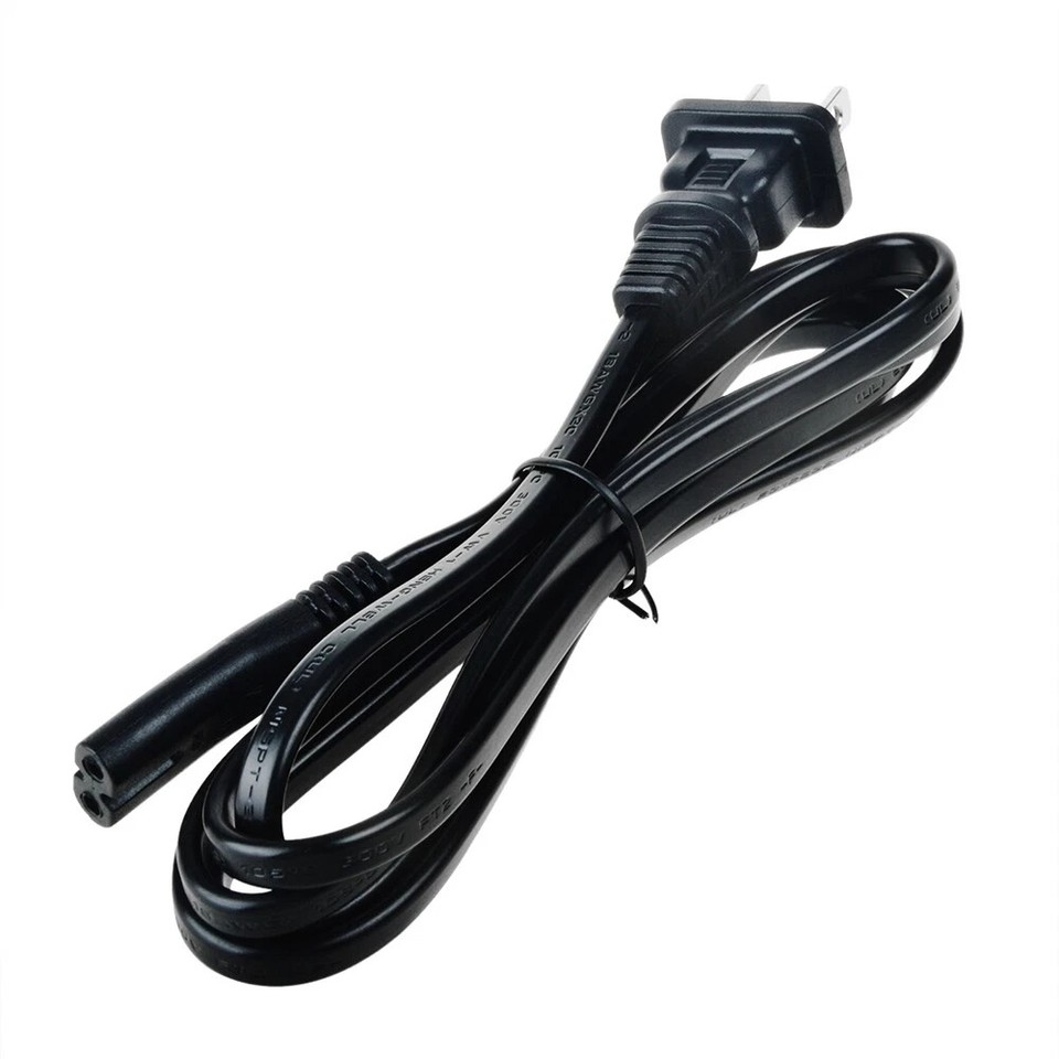 UL 6ft 2-Prong AC Power Cord Cable Lead For Pyle Mini Video Projector ...
