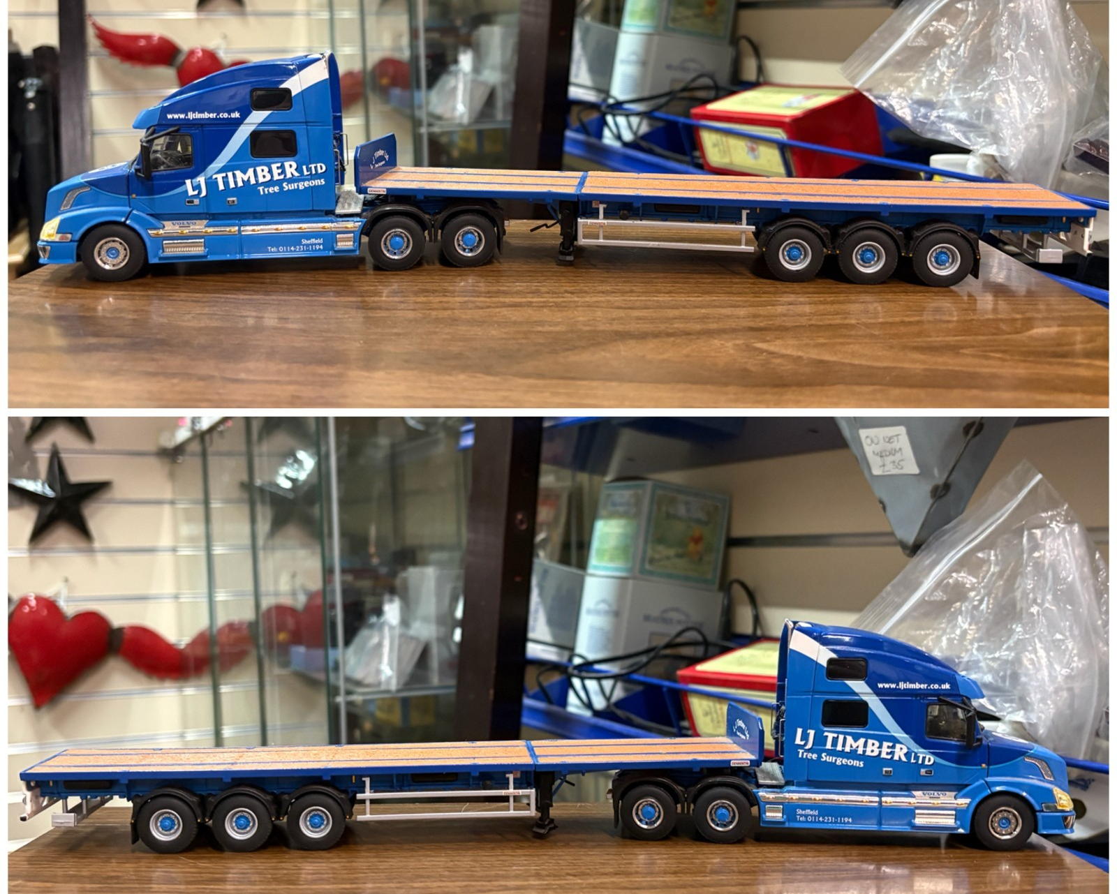 Lovely WSI LJ Timber Ltd Truck 1:50 Scale Diecast Model Unboxed A254 ...