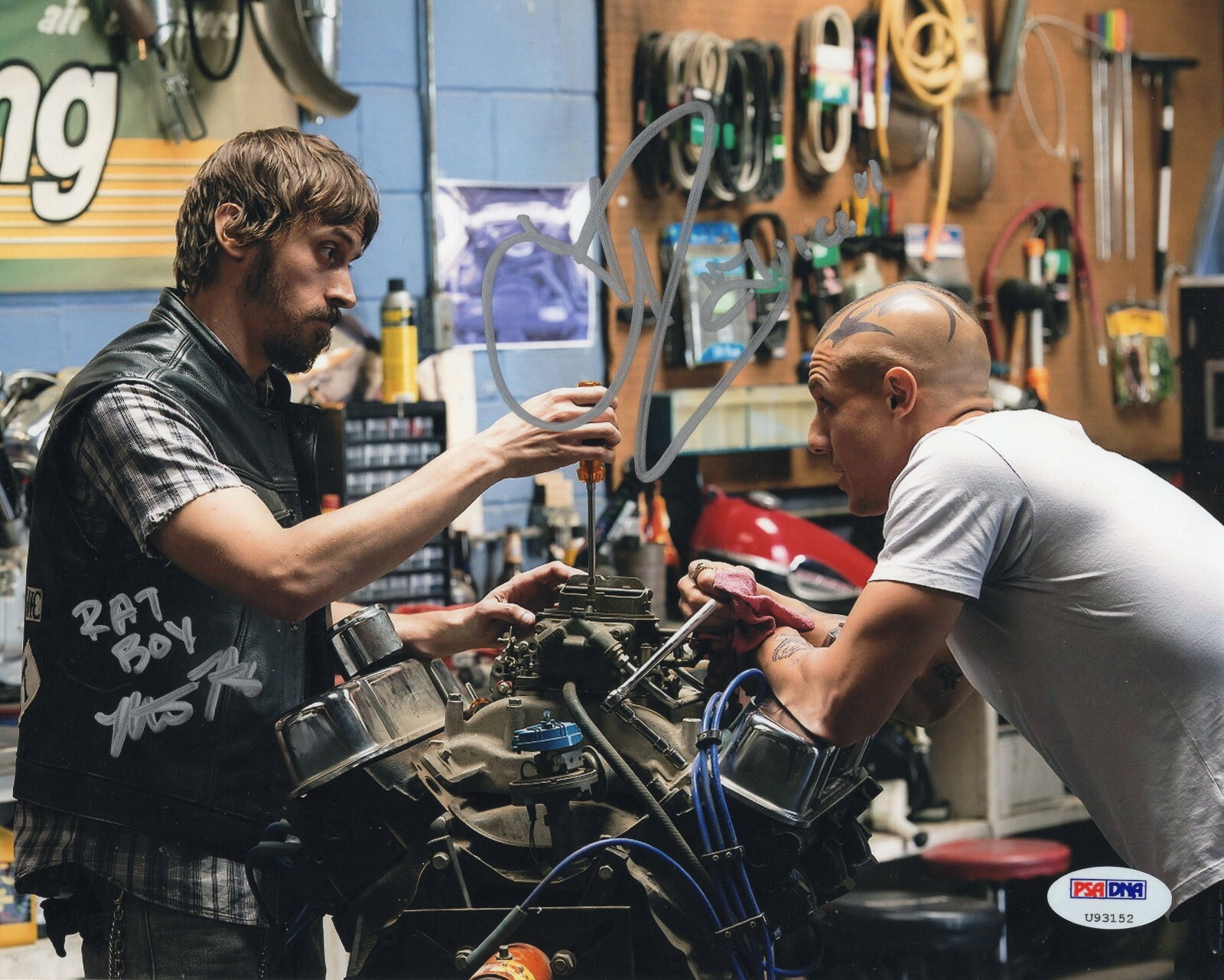 Niko Nicotera Theo Rossi Juice Ratboy SoA Autograph 8x10 Photo PSA DNA ...