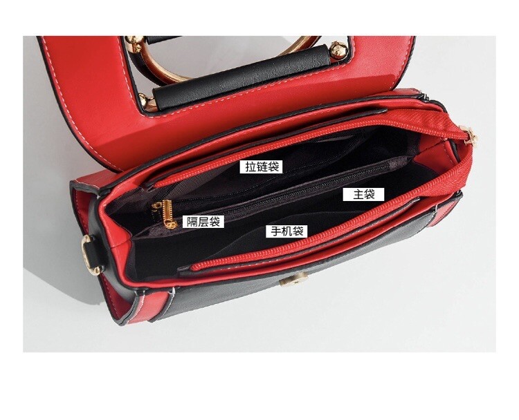 Ladies Square Leather Pouch Crossbody Bag Shoulder bag Handbag ...