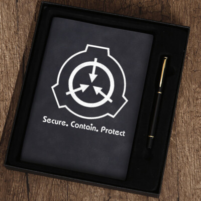 SCP Special Containment Procedures Foundation Notebook Diary Book For ...