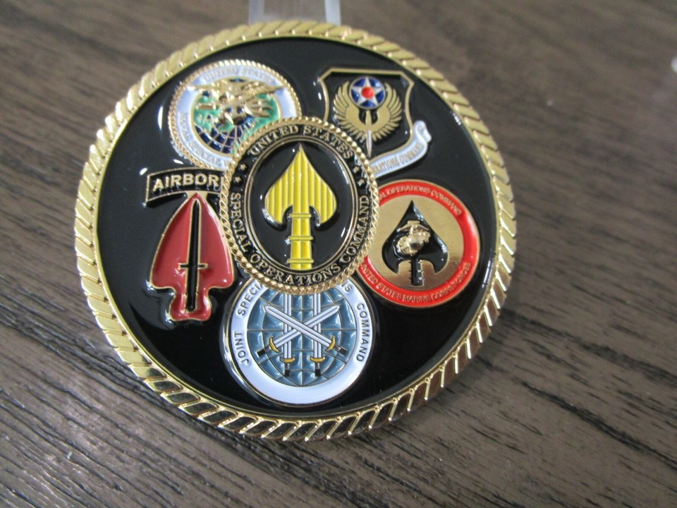 JSOC SOCOM AFSOC NSWC MARSOC Reaper Challenge Coin | eBay