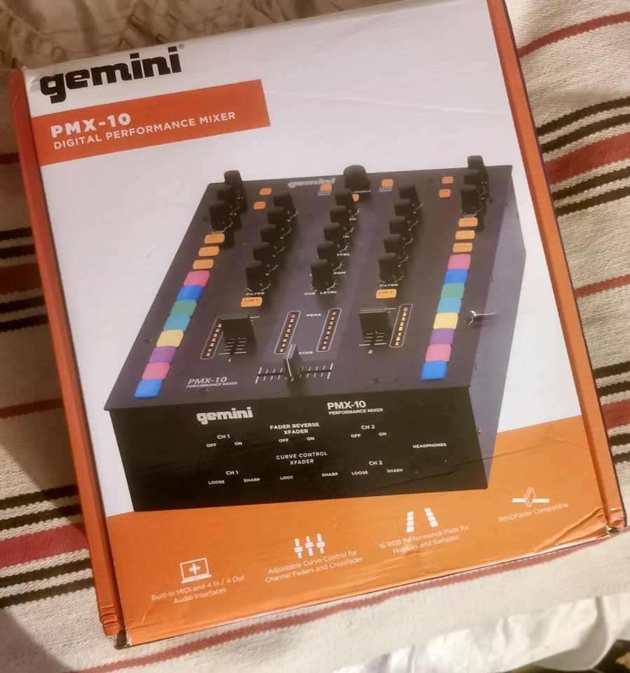 Gemini - PMX-10 - 2-Channel Combat-Ready Performance Digital Mixer B ...