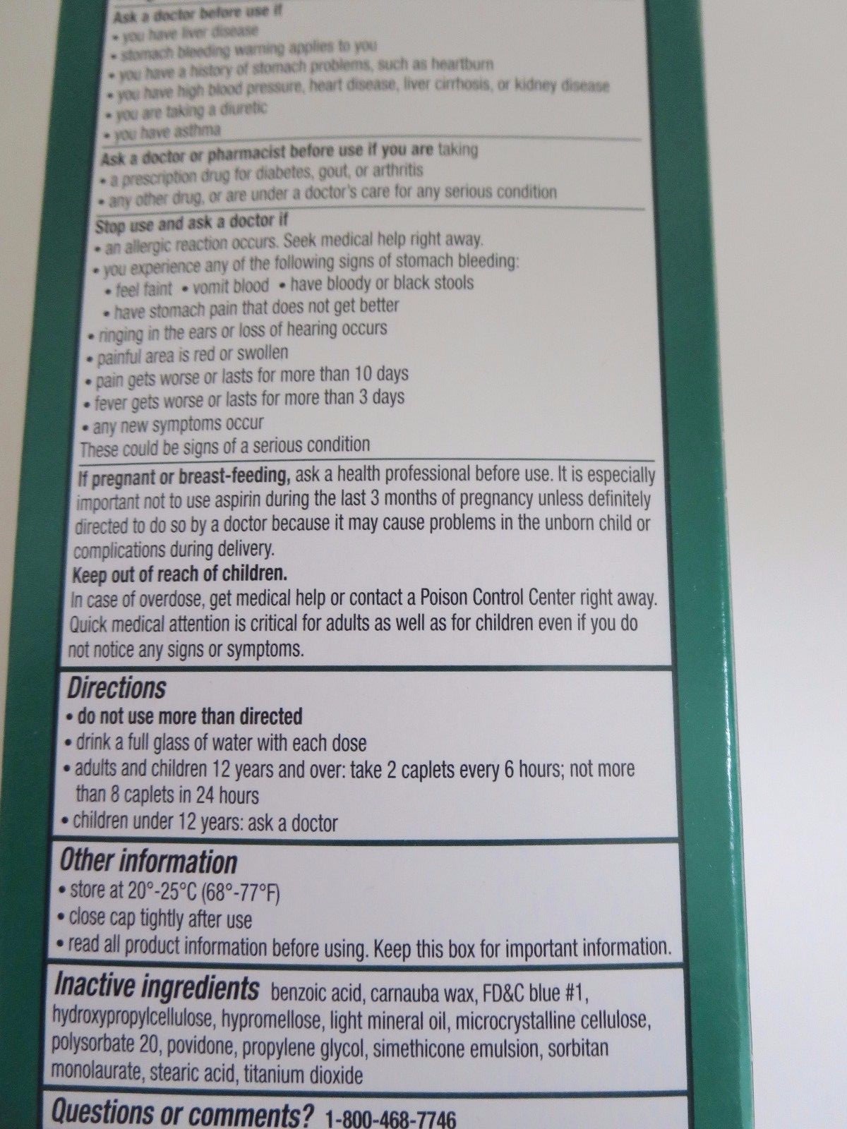 Excedrin Extra Strength Caplets 300 ct Pain Reliever Jumbo Size | eBay
