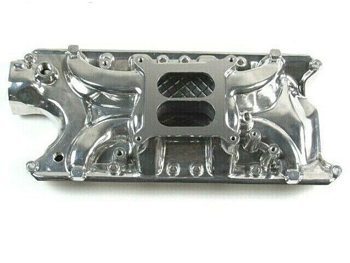 Small Block Ford 260 289 302 alum. Intake Manifold Dual Plane Polished ...