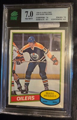 1980-81 O-PEE-CHEE NO. 289 MARK MESSIER ROOKIE EDMONTON OILERS MINT 7 ...