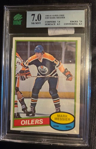1980-81 O-PEE-CHEE NO. 289 MARK MESSIER ROOKIE EDMONTON OILERS MINT 7 ...