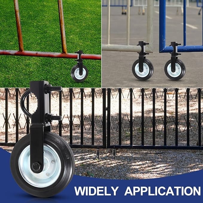 6' Gate Helper Wheel for Metal Swing Gate | Grelly USA